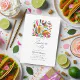 Festive Tacos & Tequila Fiesta Bachelorette Bash Invitation | Zazzle