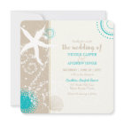 Festively Chic Beach Wedding Invitation | Zazzle