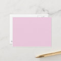 FFCCFF Pale Lilac Pink Lavender Solid Color Postcard | Zazzle