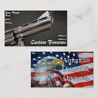 FFL dealer business card | Zazzle