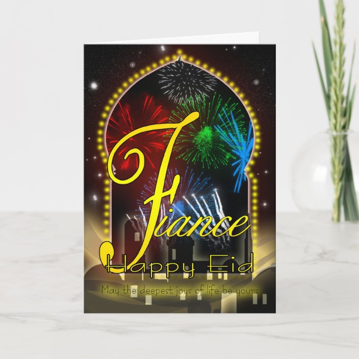 Fiance - Eid Day Card - Happy Eid | Zazzle.com