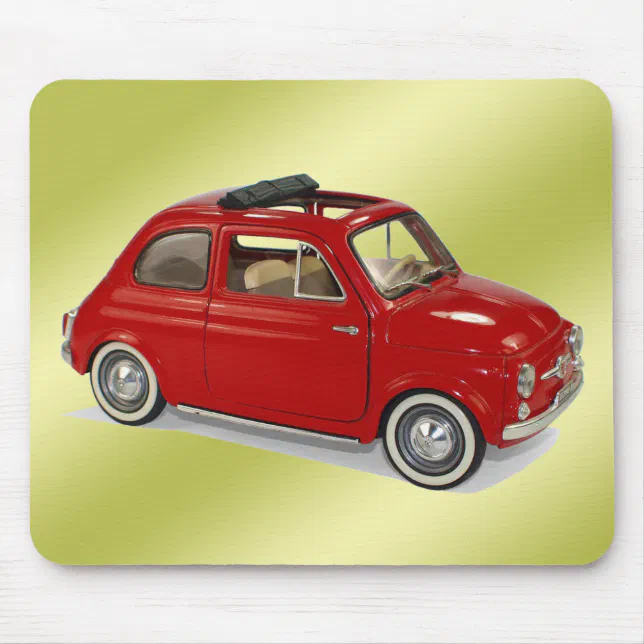 fiat500 mouse pad | Zazzle