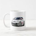 Fiat 500 Abarth White Car Coffee Mug | Zazzle