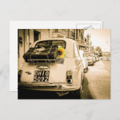 Fiat 500, Cinquecento in Italy Postcard | Zazzle