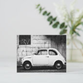 Fiat 500 in Rome, Italy Postcard | Zazzle