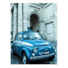 Fiat 500, Cinquecento in Italy Postcard | Zazzle.com