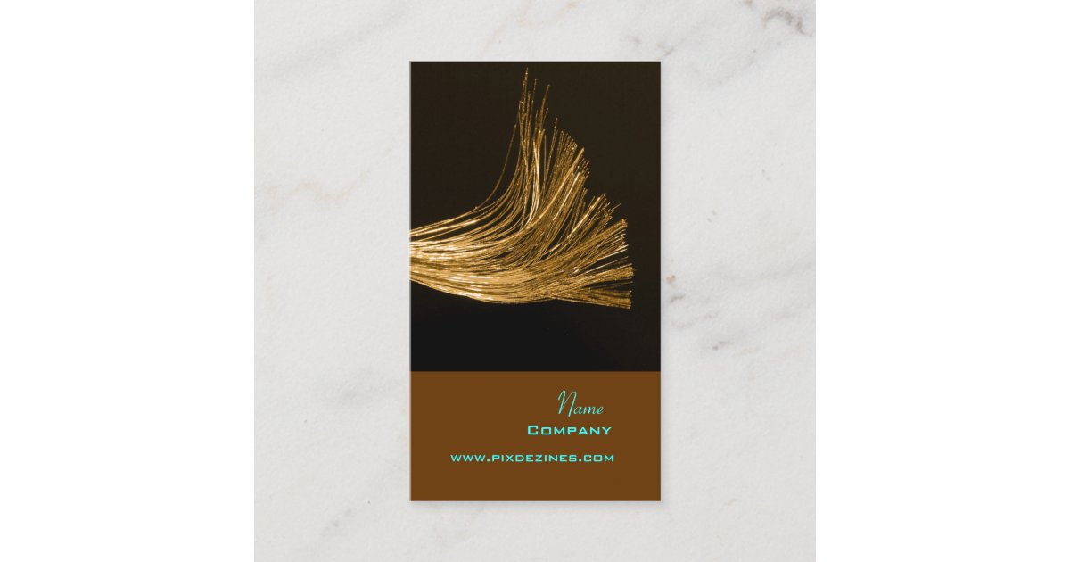 Fiber optic ~ hi tech business cards | Zazzle