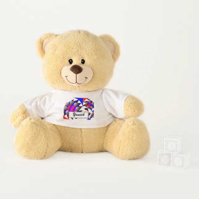 Fibonacci 'Fish Checker' by Kenneth Yoncich Teddy Bear | Zazzle