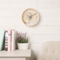 Fibonacci Golden Ration Sacred Geometry Art Clock | Zazzle