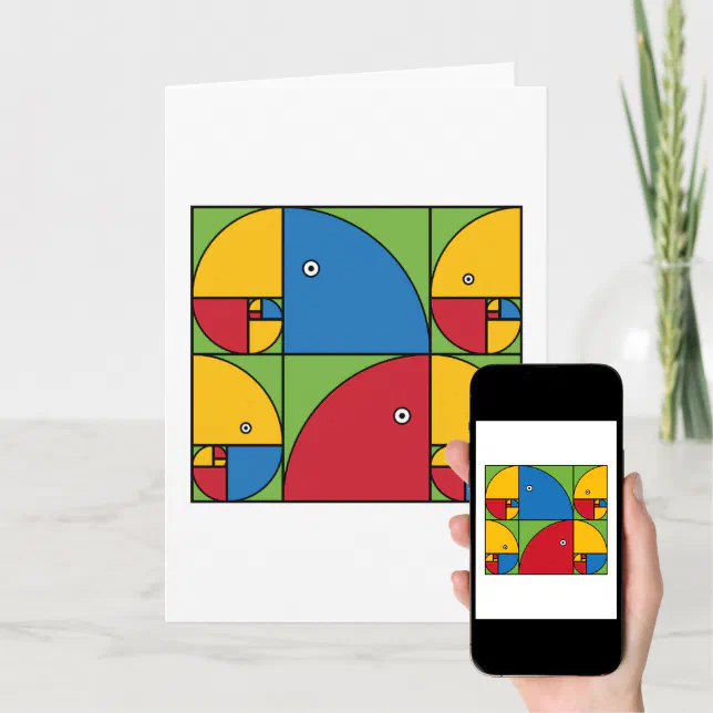 Fibonacci Parrots Card | Zazzle