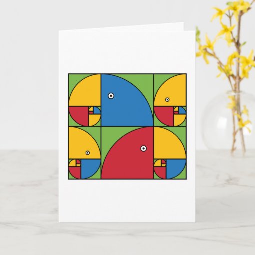 Fibonacci Parrots Card | Zazzle
