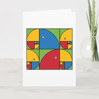 Fibonacci Parrots Card | Zazzle