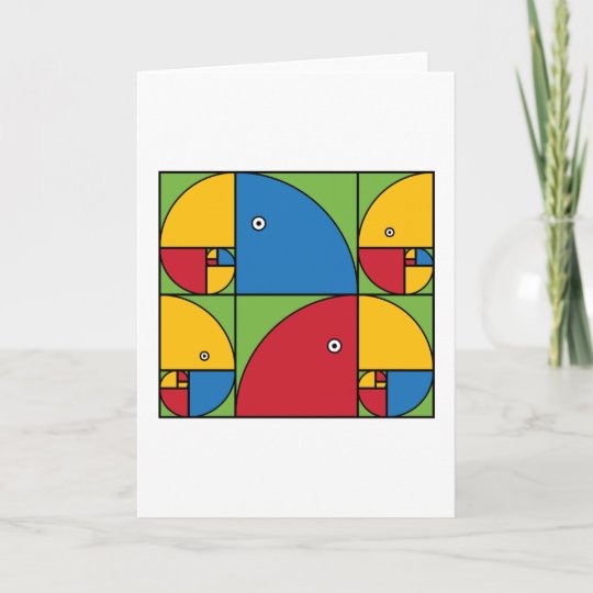 Fibonacci Parrots Card | Zazzle.com