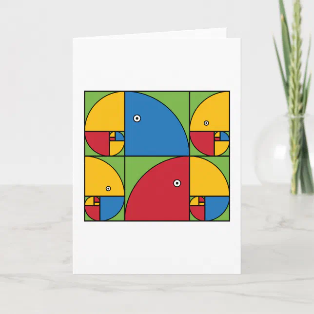 Fibonacci Parrots Card | Zazzle