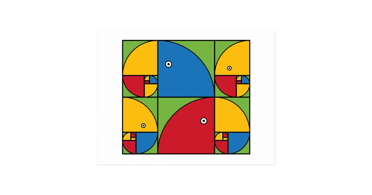Fibonacci Parrots Postcard | Zazzle.com