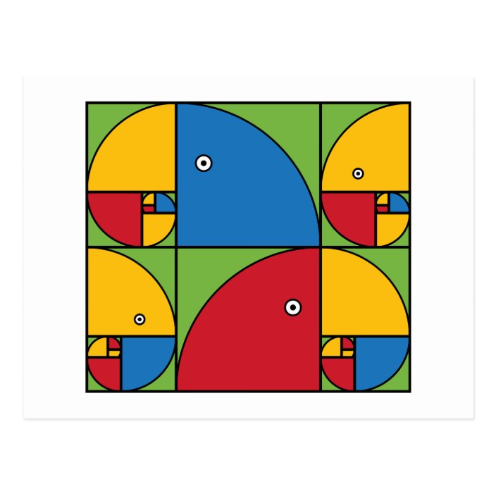 Fibonacci Parrots Postcard | Zazzle.com