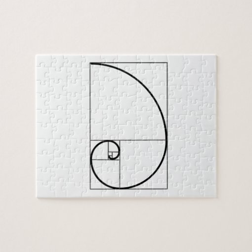 Fibonacci Ratio Jigsaw Puzzle | Zazzle