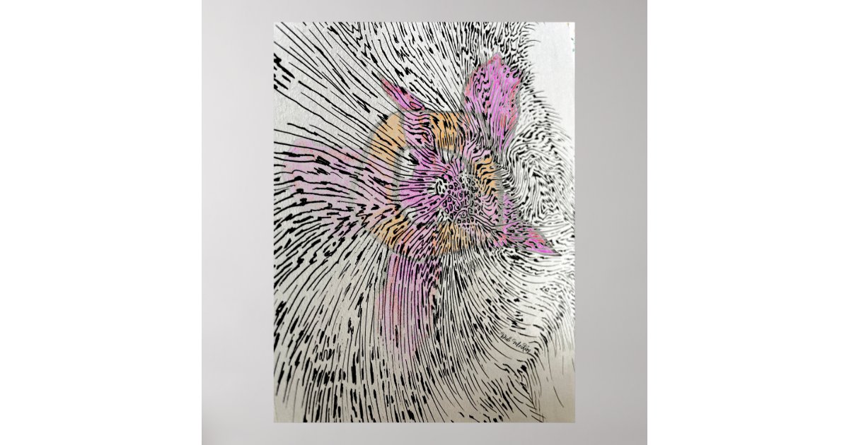 Fibonacci Spin Poster | Zazzle
