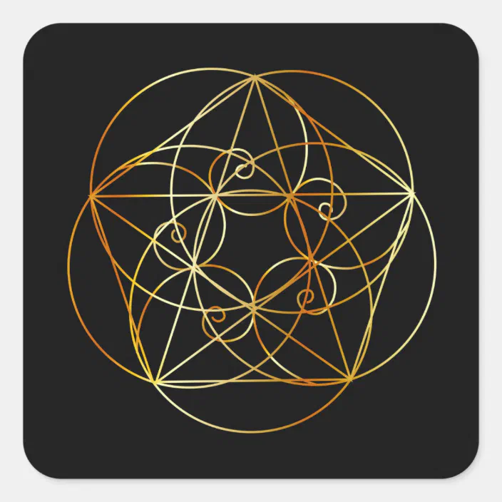 Sacred Geometry Triple Spiral Custom Made to Order Vinyl Decal Decals ...