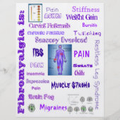 Fibromyalgia Awareness Flyers | Zazzle