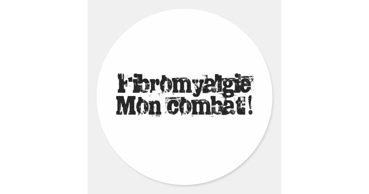 fibromyalgia awareness sticker | Zazzle