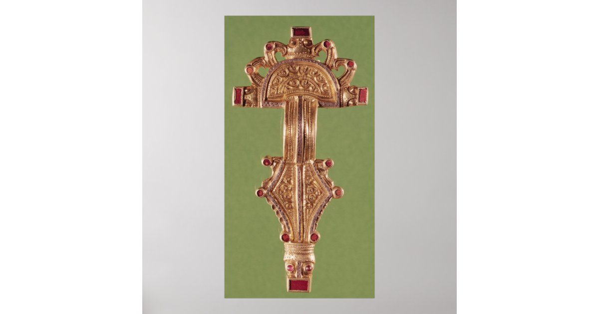 Fibula with heads of birds poster | Zazzle