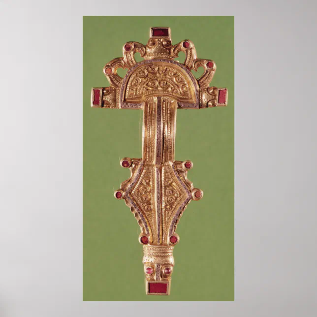 Fibula with heads of birds poster | Zazzle