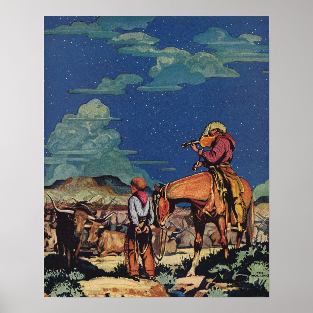 Fiddle Serenade Poster | Zazzle