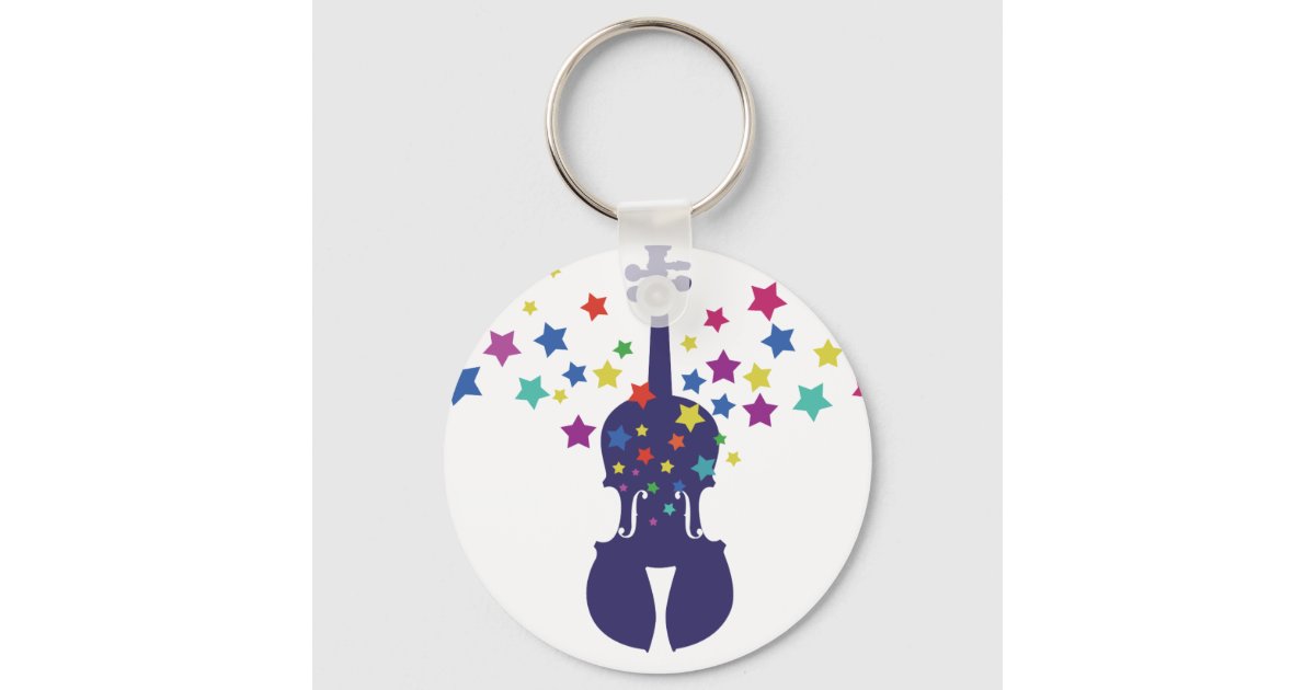 Fiddle Star Kids Key Chain | Zazzle