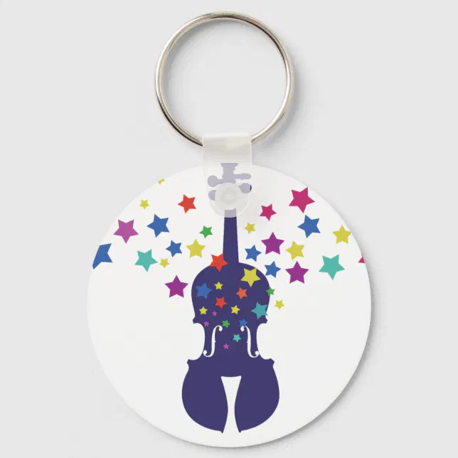 Fiddle Star Kids Key Chain | Zazzle