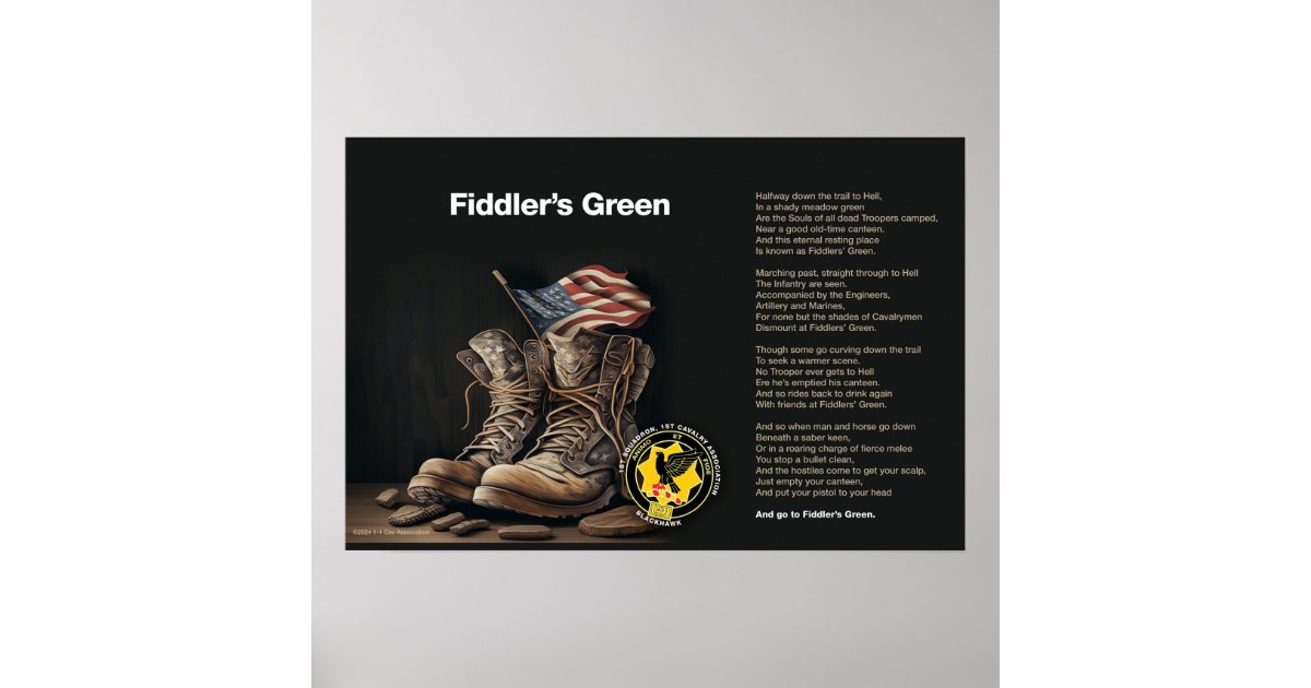 Fiddler's Green Wall Poster | Zazzle