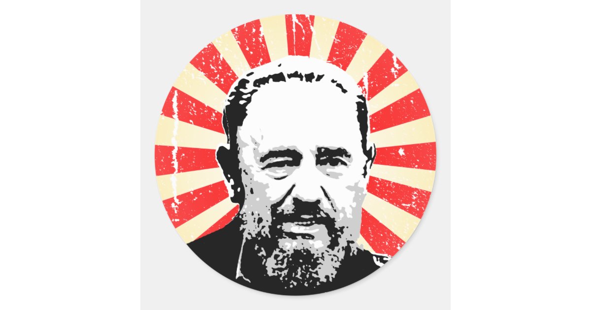 Fidel Castro Classic Round Sticker | Zazzle