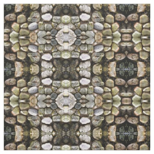 Field stone pattern fabric | Zazzle