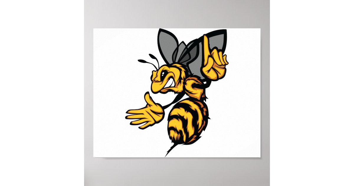 Fierce Bee Poster | Zazzle