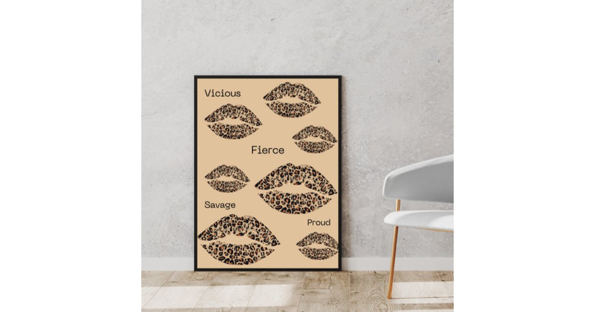 Fierce Poster | Zazzle