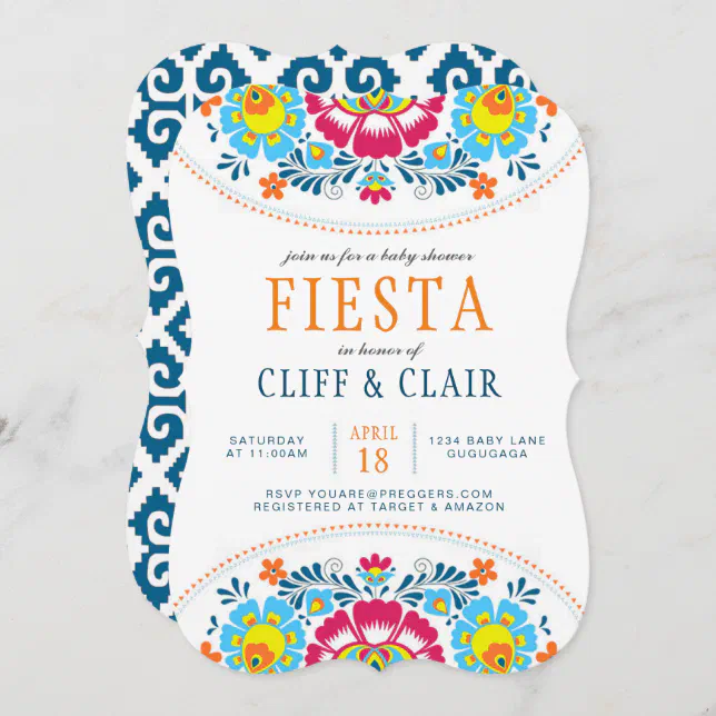Fiesta Baby Shower Invitation | Zazzle
