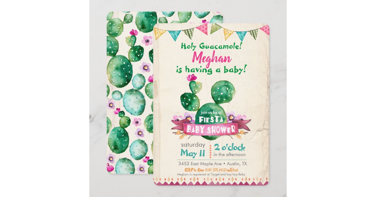 Fiesta Baby Shower Invitation | Zazzle