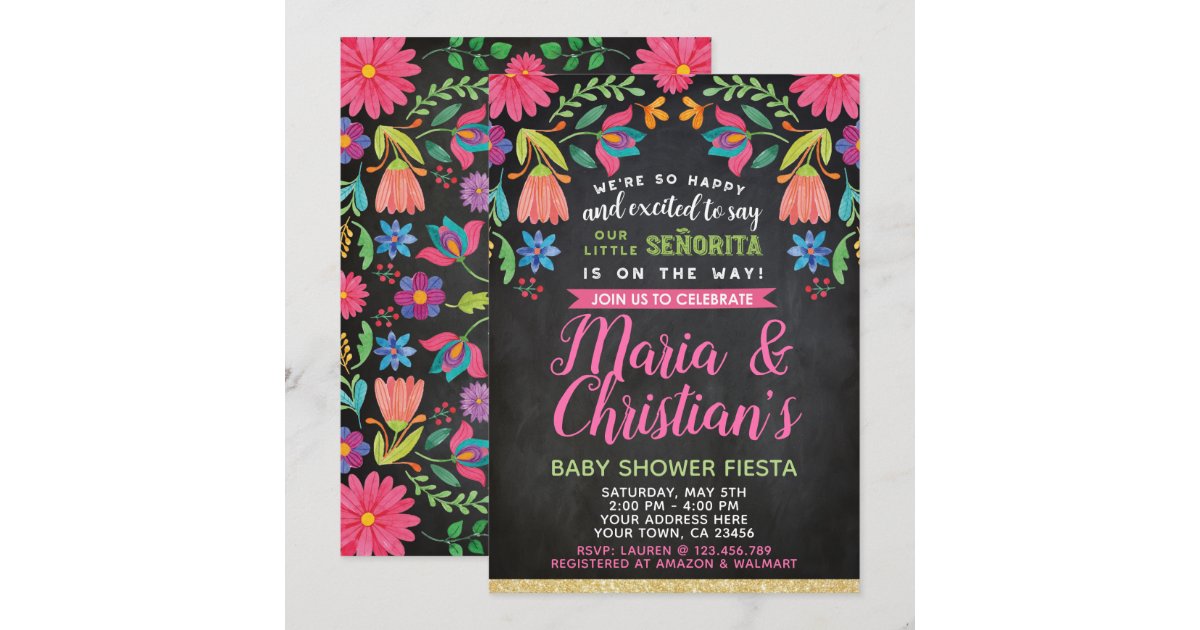 Fiesta Baby Shower Invitation | Zazzle