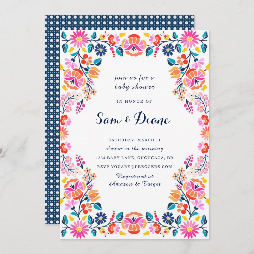Fiesta Baby Shower Invitation | Zazzle
