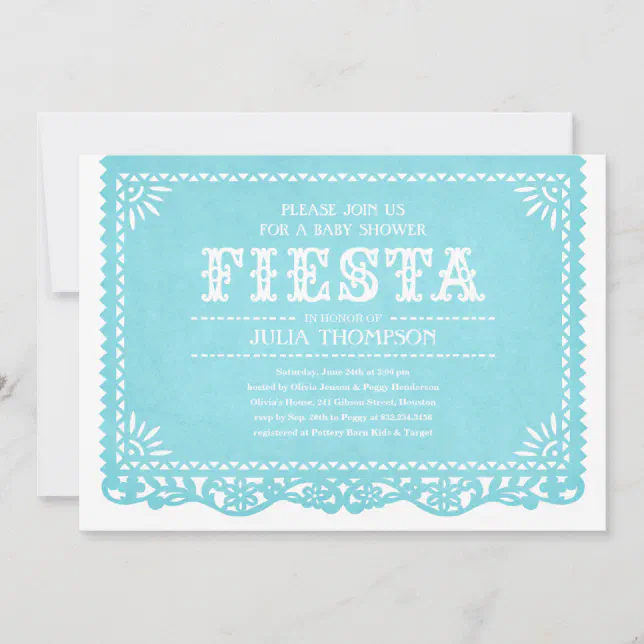 Fiesta Baby Shower Invitations | Zazzle