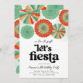 Fiesta Birthday Invitation | Zazzle