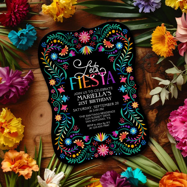 Fiesta Birthday Invitation | Zazzle