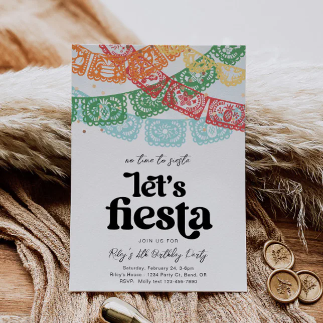 Fiesta Birthday Invitation | Zazzle