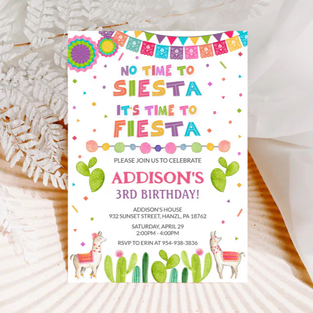 Fiesta Birthday Invitation | Zazzle