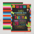 Fiesta Birthday Invitation - Sarape Border | Zazzle