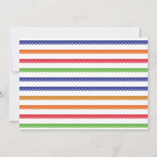 Fiesta Birthday Party Mexican Pattern Invite 15 21 | Zazzle