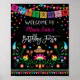 Fiesta Birthday Welcome Poster Cinco de Mayo | Zazzle