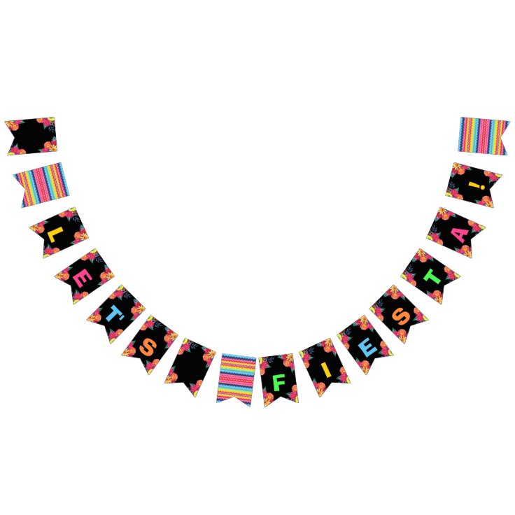 Fiesta Bunting banner | Zazzle