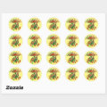 Fiesta Cactus Cinco de Mayo Classic Round Sticker | Zazzle