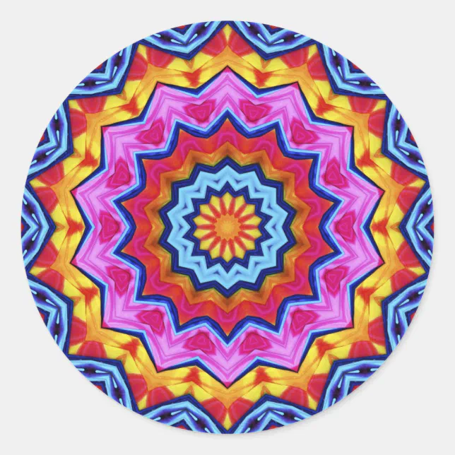 Fiesta Color Wheel Stickers | Zazzle